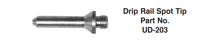 Lenco UD-203 UNI-SPOT III Drip Rail Spot Welding Tip 27203 | eBay