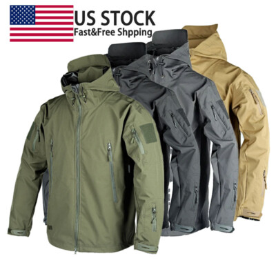 Men's Lightweight Jacket Spring Fall Thin Casual Coat Full-Zip Work ...
