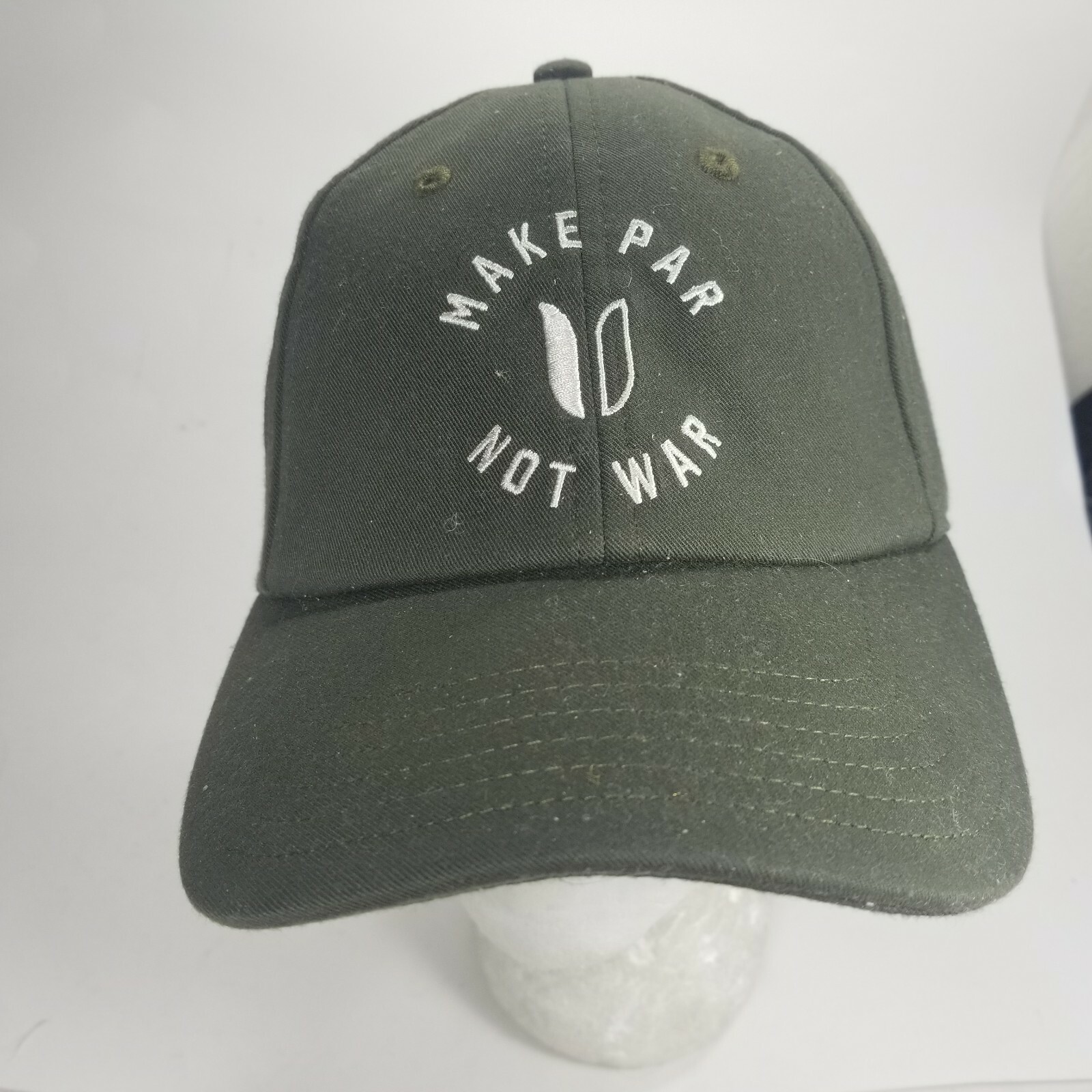 Linksoul Make Par Not War Hat Cap Adjustable Strap Da… - Gem