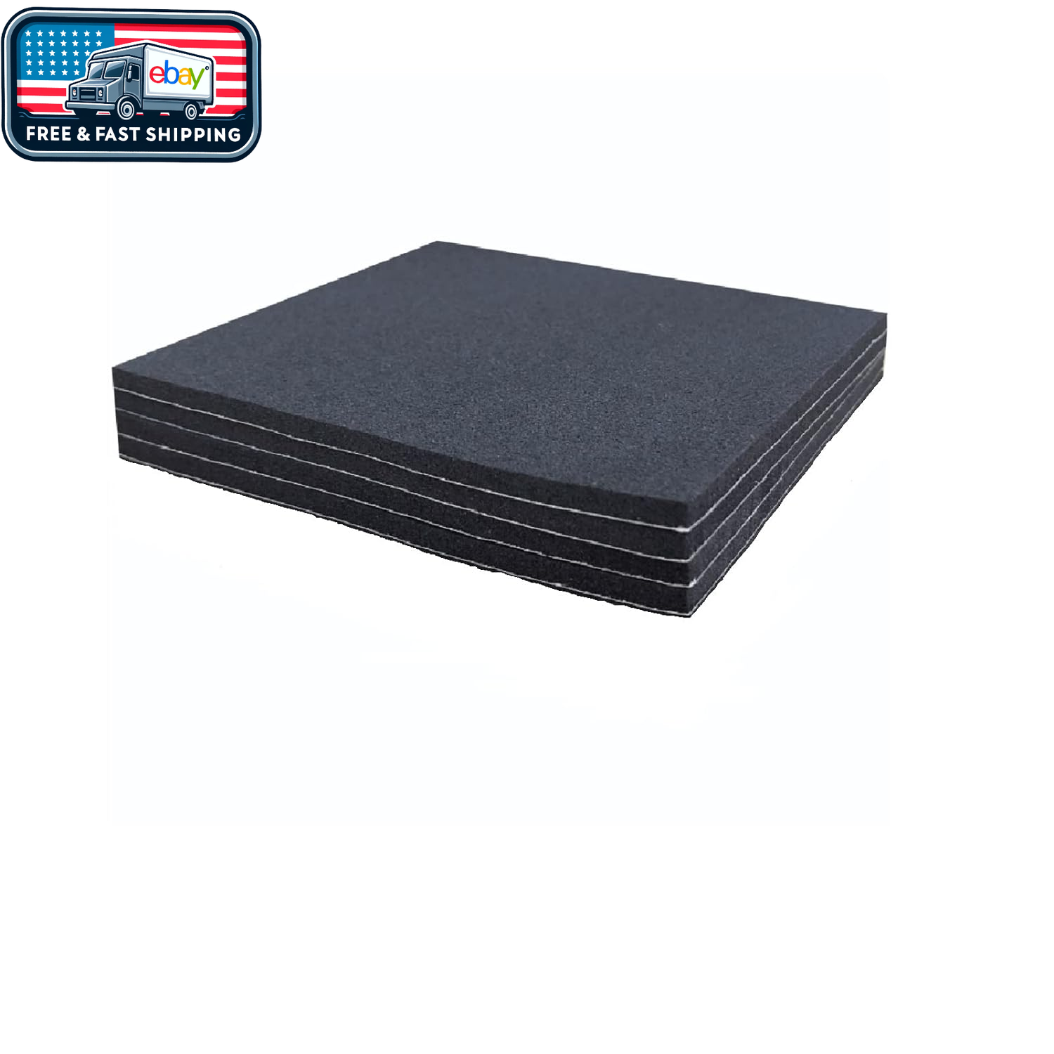 Rubber Adhesive Pads, 4 Pcs Closed Cell Foam Sheet Neoprene High ...