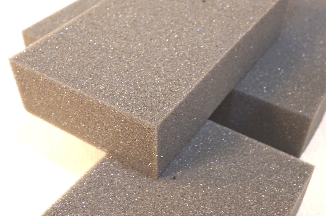 Lot 6 - Recycled foam packing block shipping gray protection pad thick ...