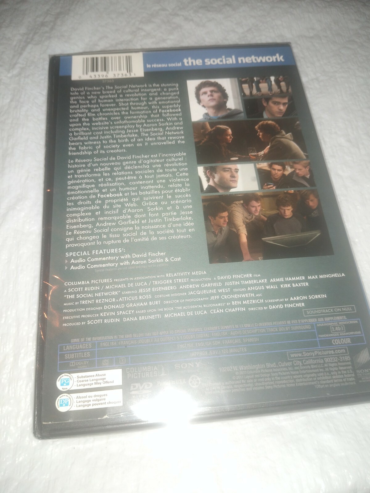 The Social Network Dvd Cover English