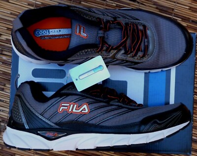 FILA "FORWARD" MEN'S COOLMAX LITE LEATHER & MESH RUNNING/ATHLETIC SHOES ...