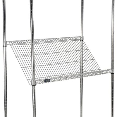 Global Industrial Chrome Wire Slant Shelf, 36x18 | eBay