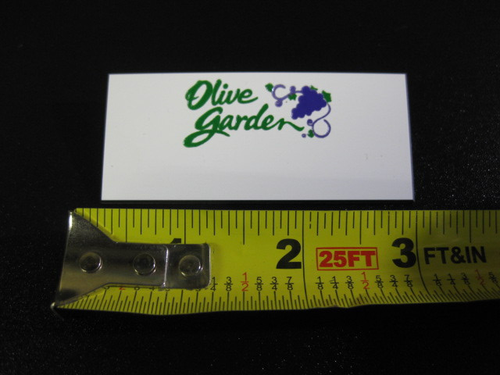 OLIVE GARDEN RESTAURANT ** Employee Uniform Name Badge NAME TAG! WHITE ...