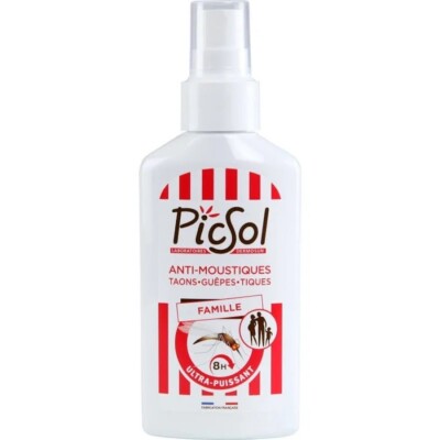 Répulsif anti moustiques taons guêpes tiques Spray Picsol 100Ml | eBay