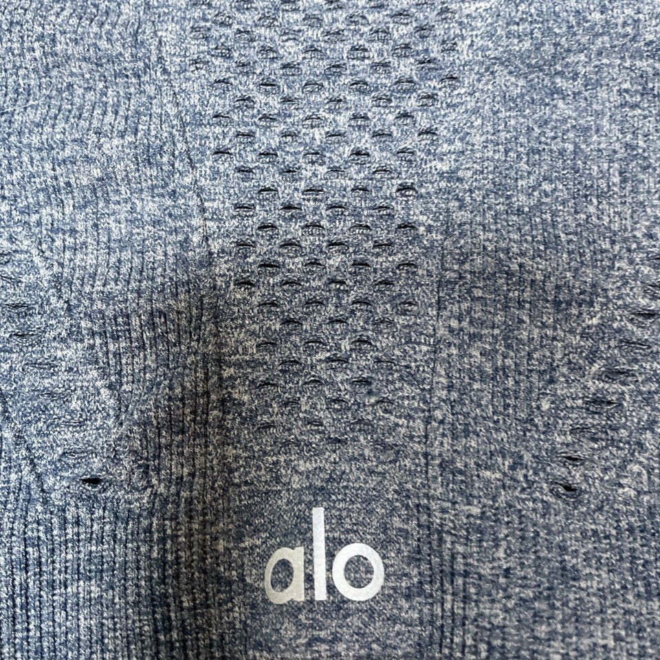 Alo Yoga Lark Crop Tank Top Laser Cut Out Racerback Women’s Size Small ...