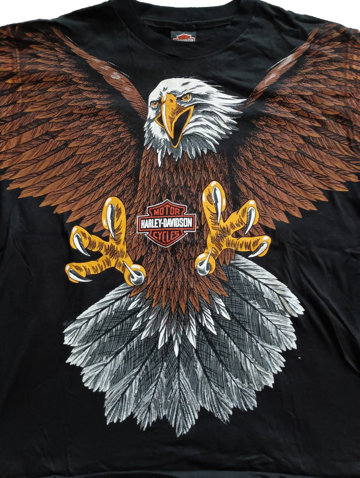 Vtg. 90's Harley Davidson Screaming Eagle T-shirt - Men's- Large ...