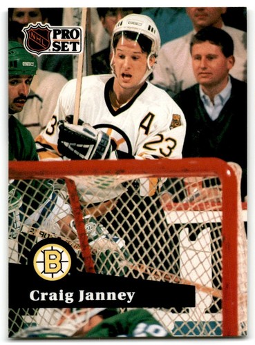 1991-92 Pro Set Craig Janney Boston Bruins #2 | eBay