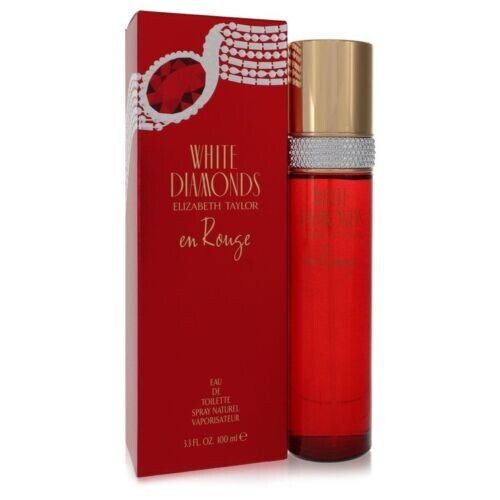 White Diamonds En Rouge by Elizabeth Taylor Eau De Toilette Spray 3.3 ...