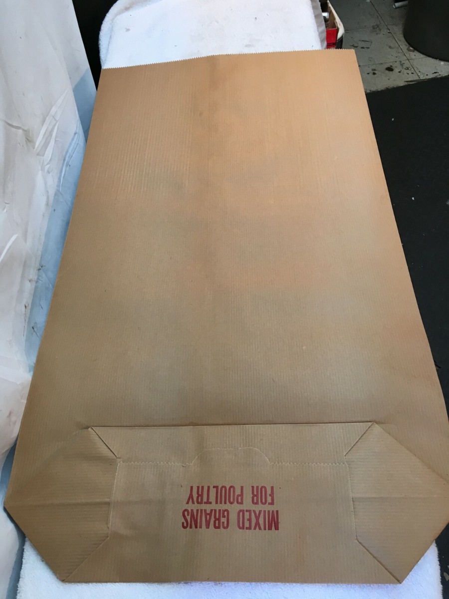 Vintage Chicken Feed 50lb Paper Bagstromberg Hatchery
