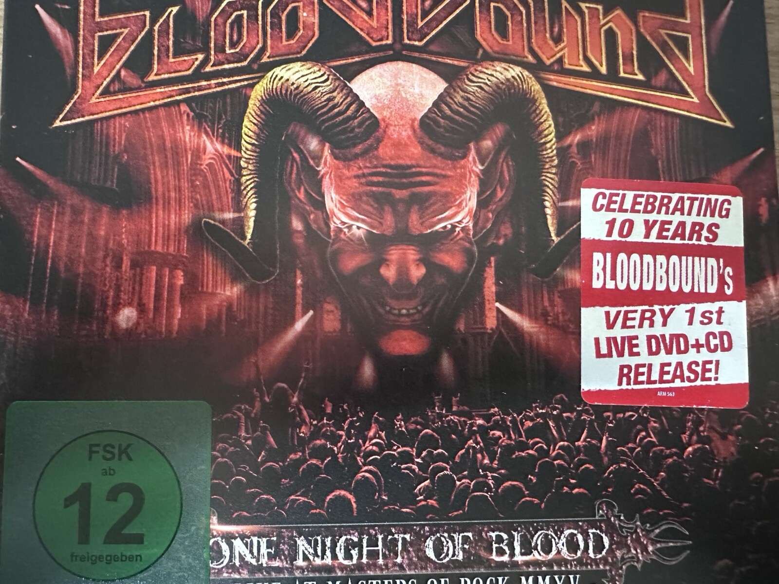BLOODBOUND - One Night Of Blood CD/DVD 2016 AFM Exc Cond! MC1 | eBay