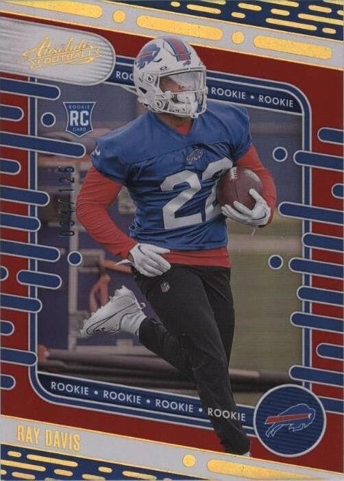 2024 Panini Absolute - Rookies Ray Davis #188 Spectrum Red /125 (RC ...
