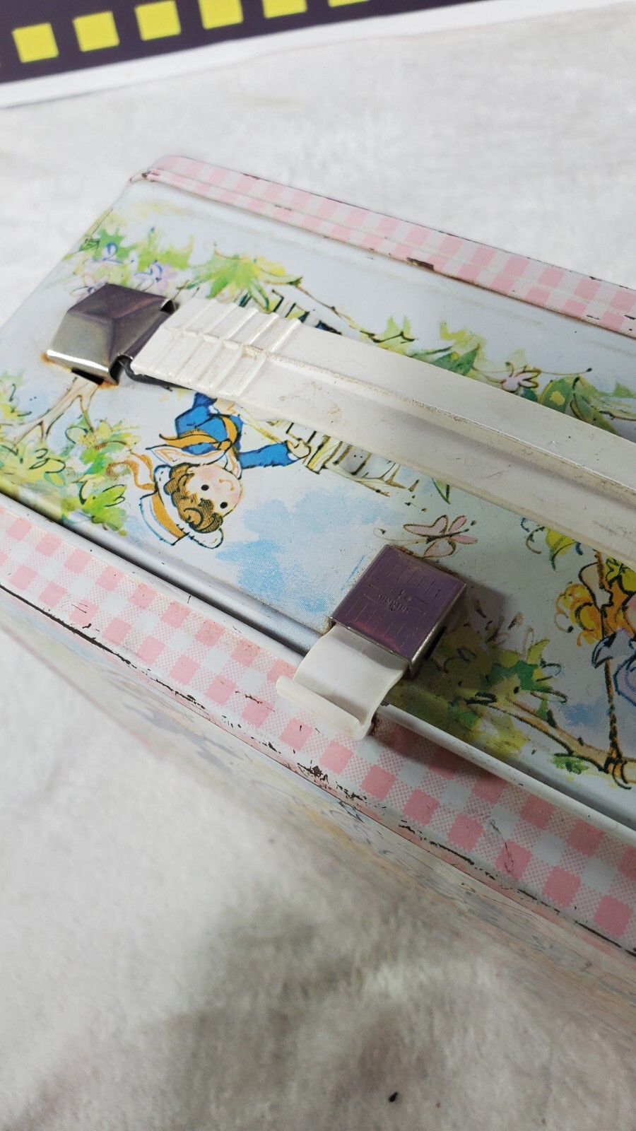 VINTAGE 1974 Polly Pal Metal Lunch Box & Thermos Set Classic Character ...