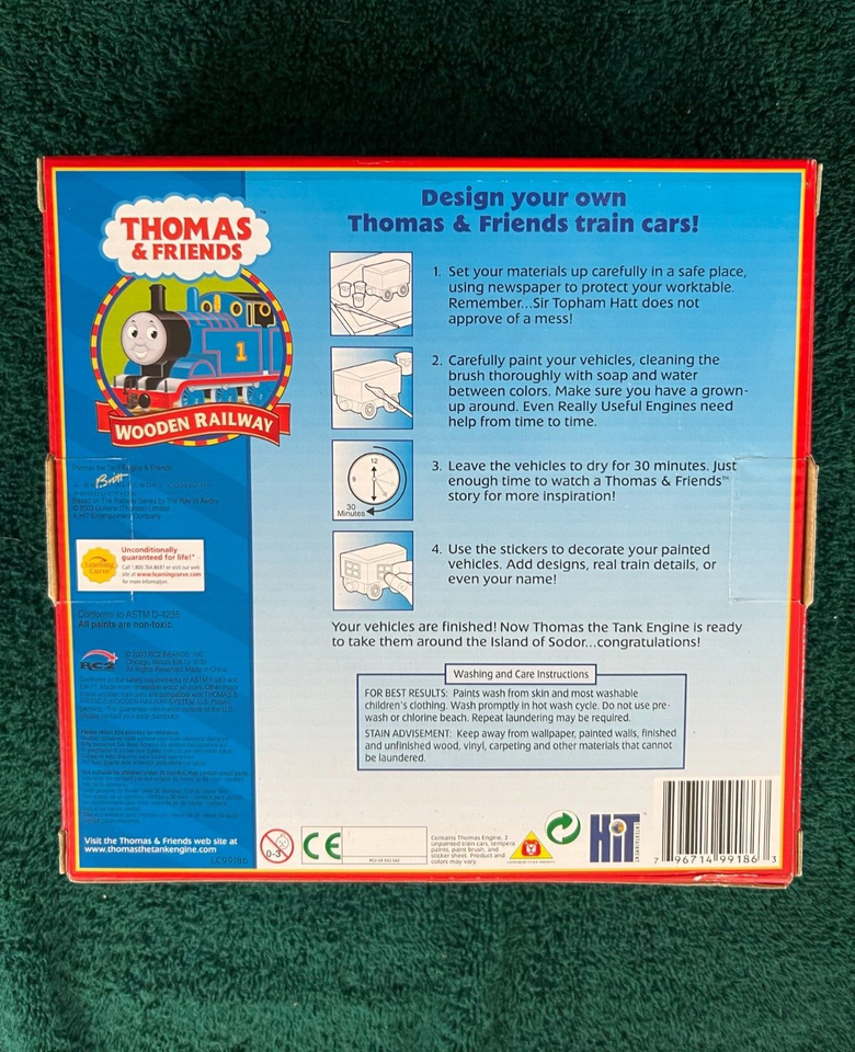 Thomas & Friends Wooden Railway ~ Paint & Play Thomas ~ Paint looks ...