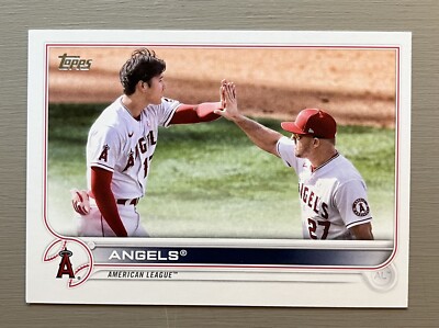 Shohei Ohtani Mike Trout - 2022 Topps ANGELS #159 - Los Angeles Angels ...
