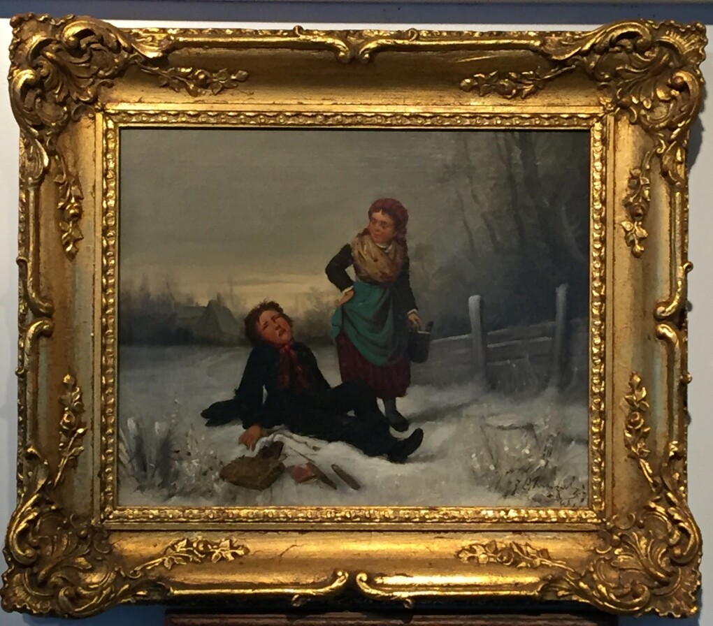 Josef Kinzel, 1852-1925, Genre Oil Painting, | eBay