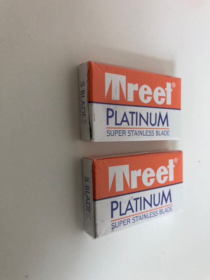 100 Treet Platinum double edge razor blades | eBay