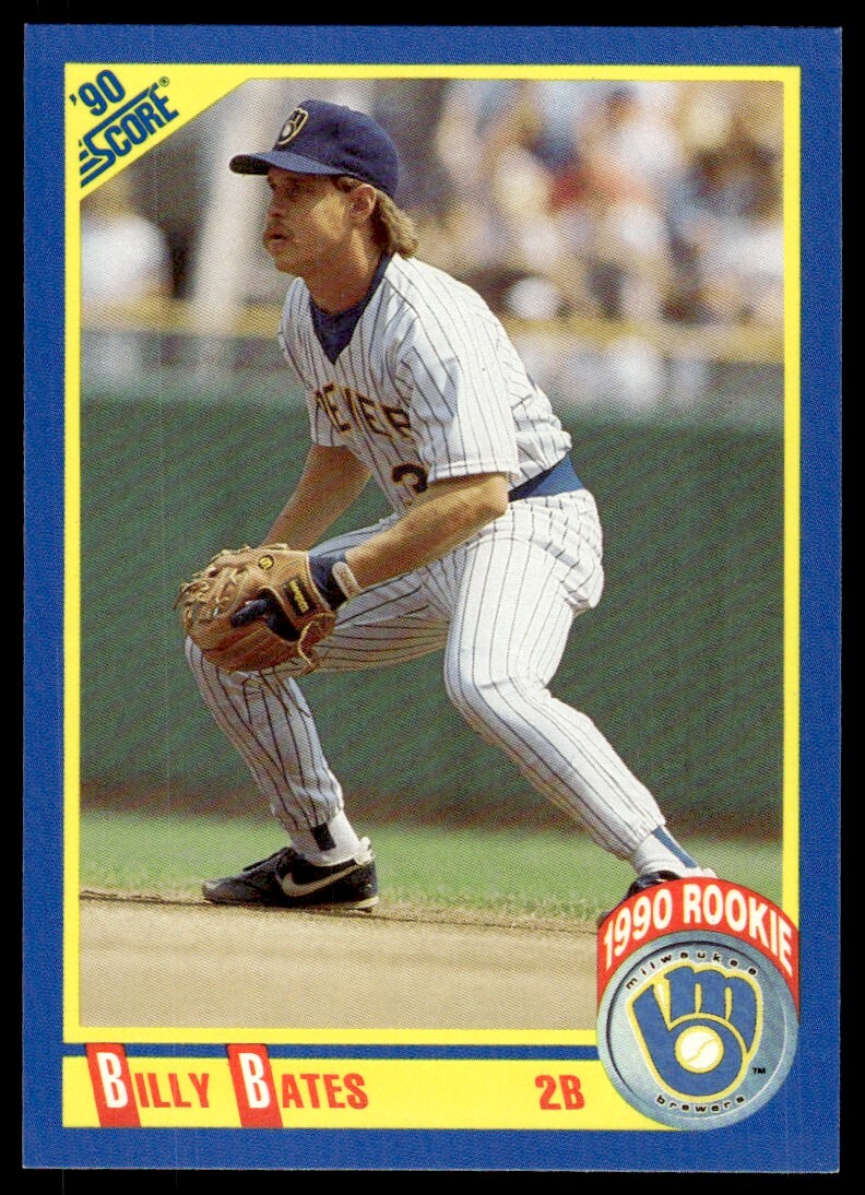 Billy Bates #608 Milwaukee Brewers 1990 Score Baseball Card | eBay