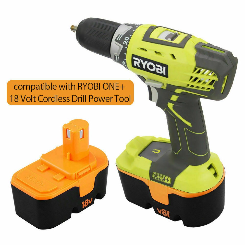 NEW For Ryobi 18V P100 ONE+ PLUS 4800mAh 18 Volt NI-MH Battery P101 ...