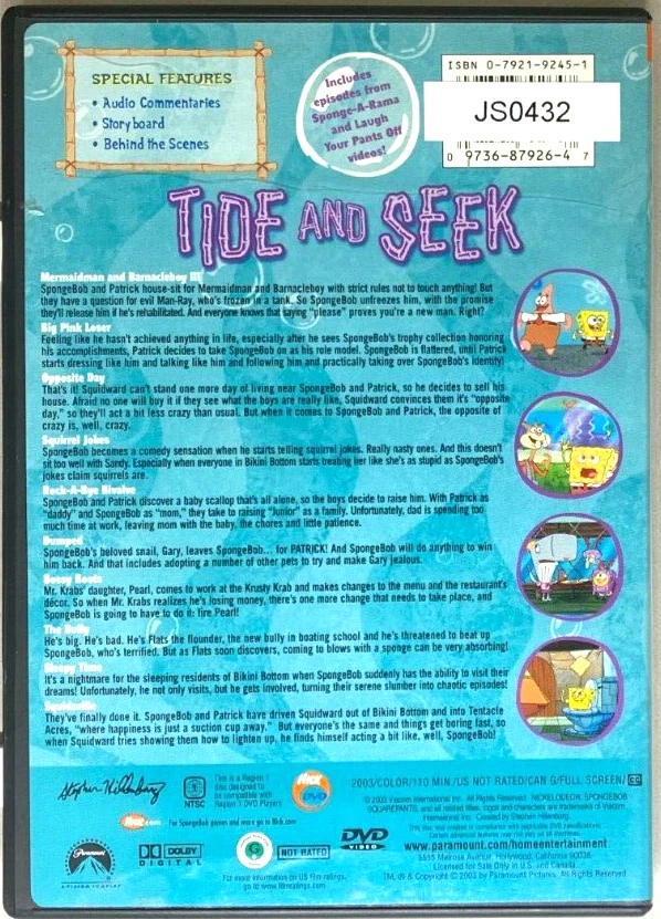 Spongebob Squarepants Tide And Seek