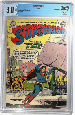 Superman #89 CBCS 3.0 Lex Luthor Appearance 1954 Curt Swan Cover Golden Age | eBay