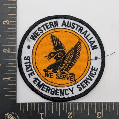 Western Australian State Emergency Service Embroidered Iron On Sew ...