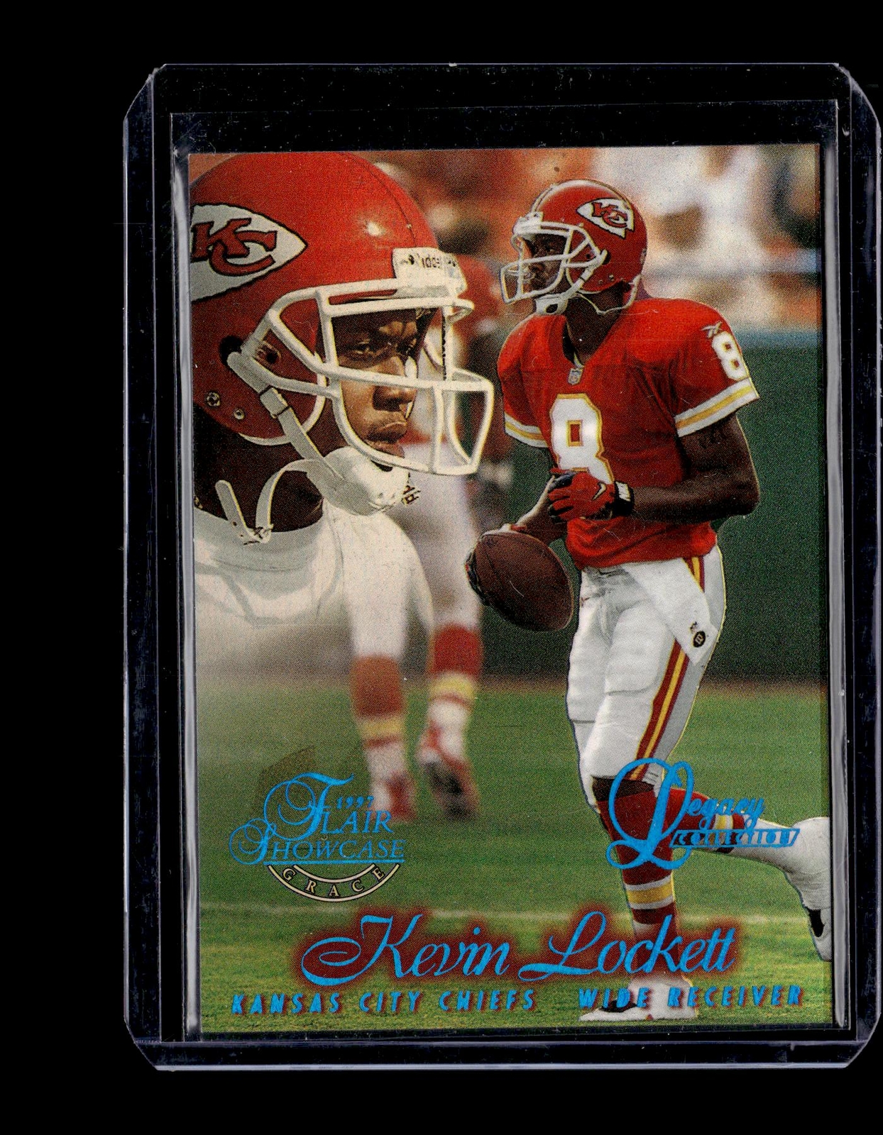 1997 Flair Showcase Legacy Collection Row 1 (Grace) #108 Kevin Lockett ...