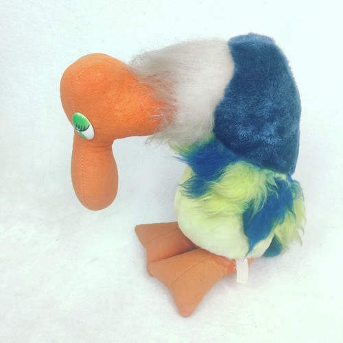 Rushton Company Neon Green Orange Blue Stuffed Animal Hard Plush ...