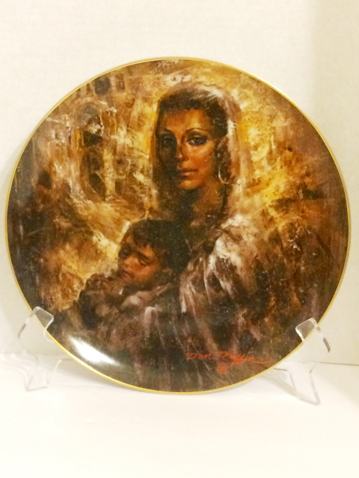 Don Ruffin "Colima Madonna" Collectible Plate | eBay