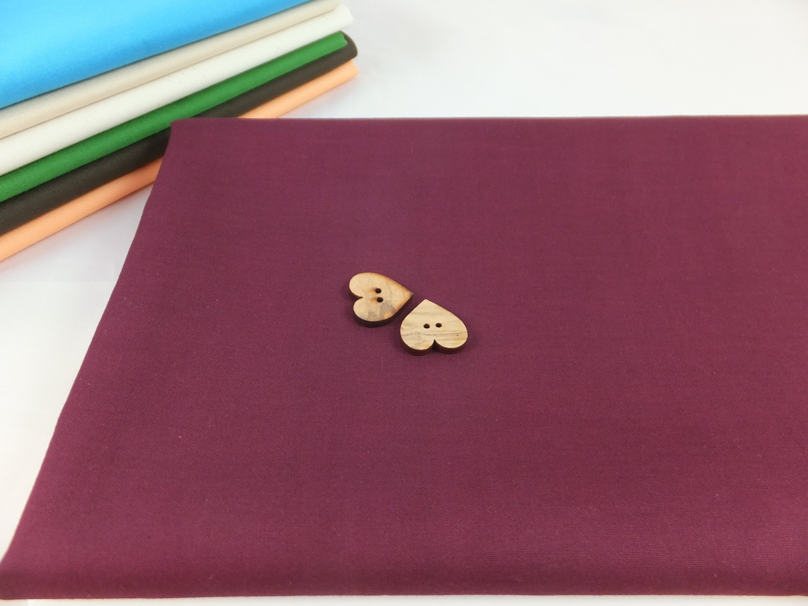 FAT QUARTER 100% Cotton Fabric Plain Solid Colours for crafts and ...