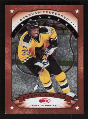 1997 Donruss Preferred Bronze #29 Anson Carter Boston Bruins | eBay