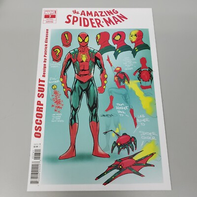 Amazing Spider-Man 7 NM Gleason 1:10 Incentive Variant Cover Marvel ...