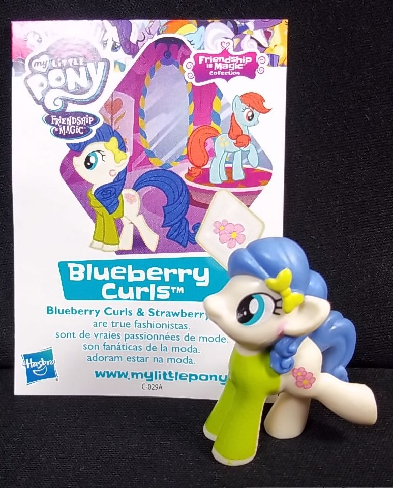 MLP Friendship is Magic Open blind bag Blueberry Curls 1.75" NEW 2017 ...