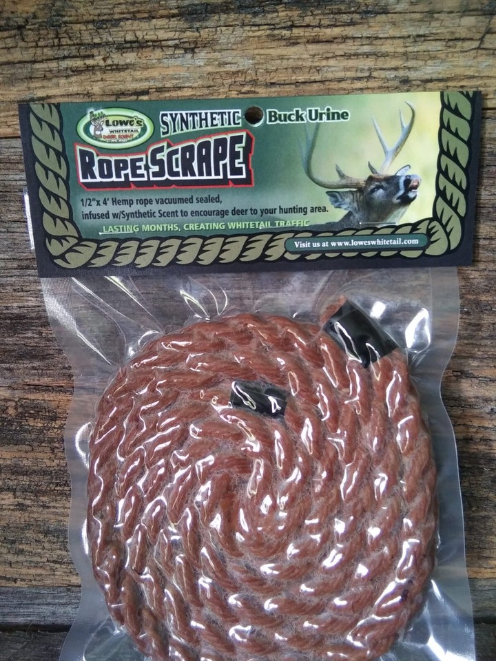 ROPE SCRAPE SYNTHETIC BUCK URINE, (DEER LURE, ATTRACTANT, DEERSCENT) | eBay