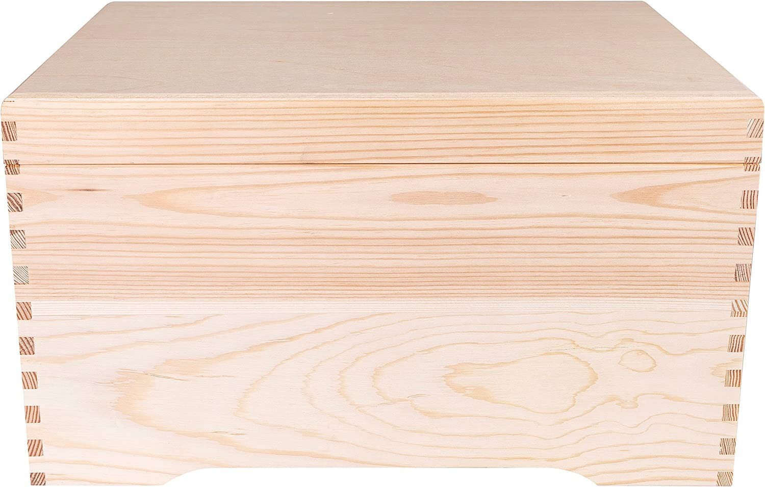 XXL Extra Large Wooden Storage Box | 40 x 30.5 x 24 cm | Plain ...