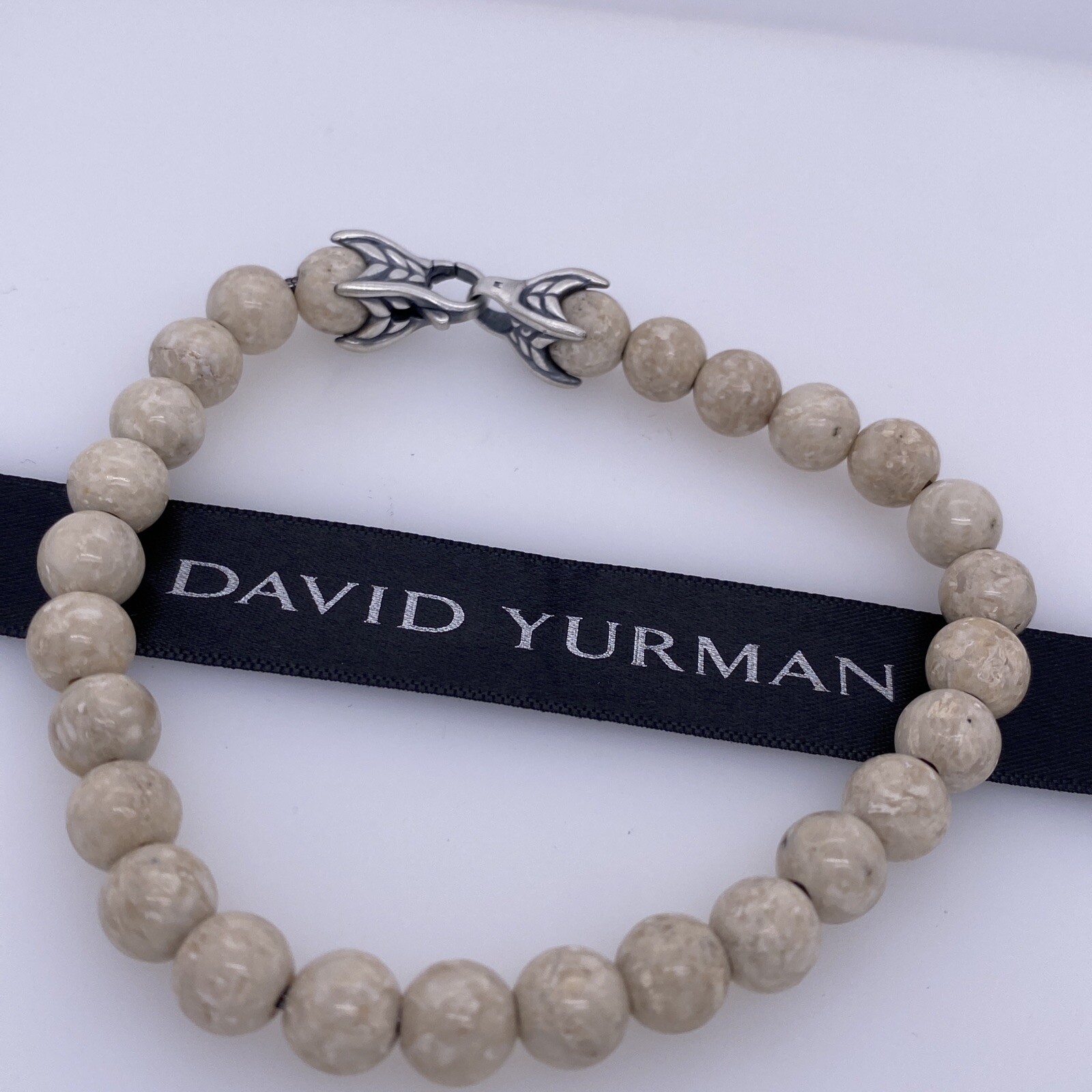 DAVID YURMAN Matrix 8mm Riverstone Spiritual Bead Bra… - Gem