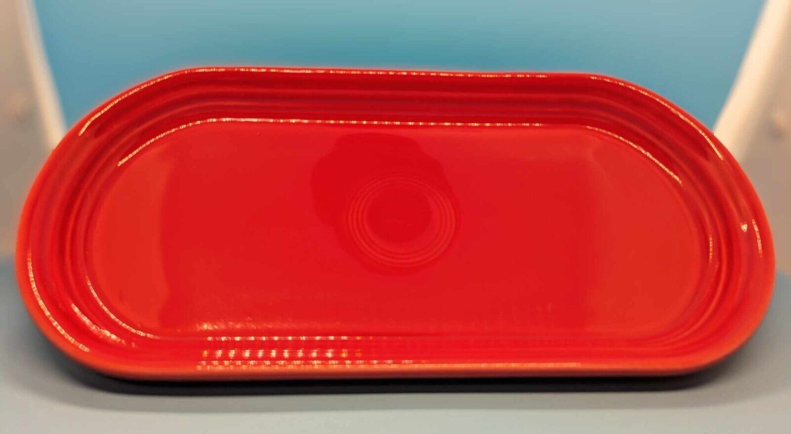 Fiesta Ware Bread Platter - Small Bread Tray - Utility Tray - Scarlet ...