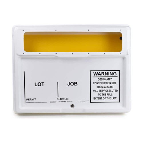 Posting Permit Box Unit with Window and Lock 21 In. X 27 Inch Outdoor ...