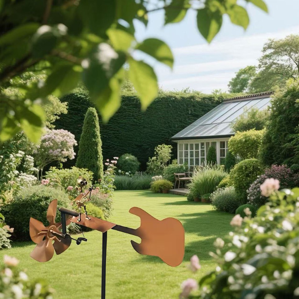 Garden Rock Band Windmill, Handmade Metal Rock Band Windmill | eBay