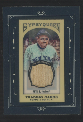 2011 Topps Gypsy Queen Baseball Babe Ruth Relic Card | eBay