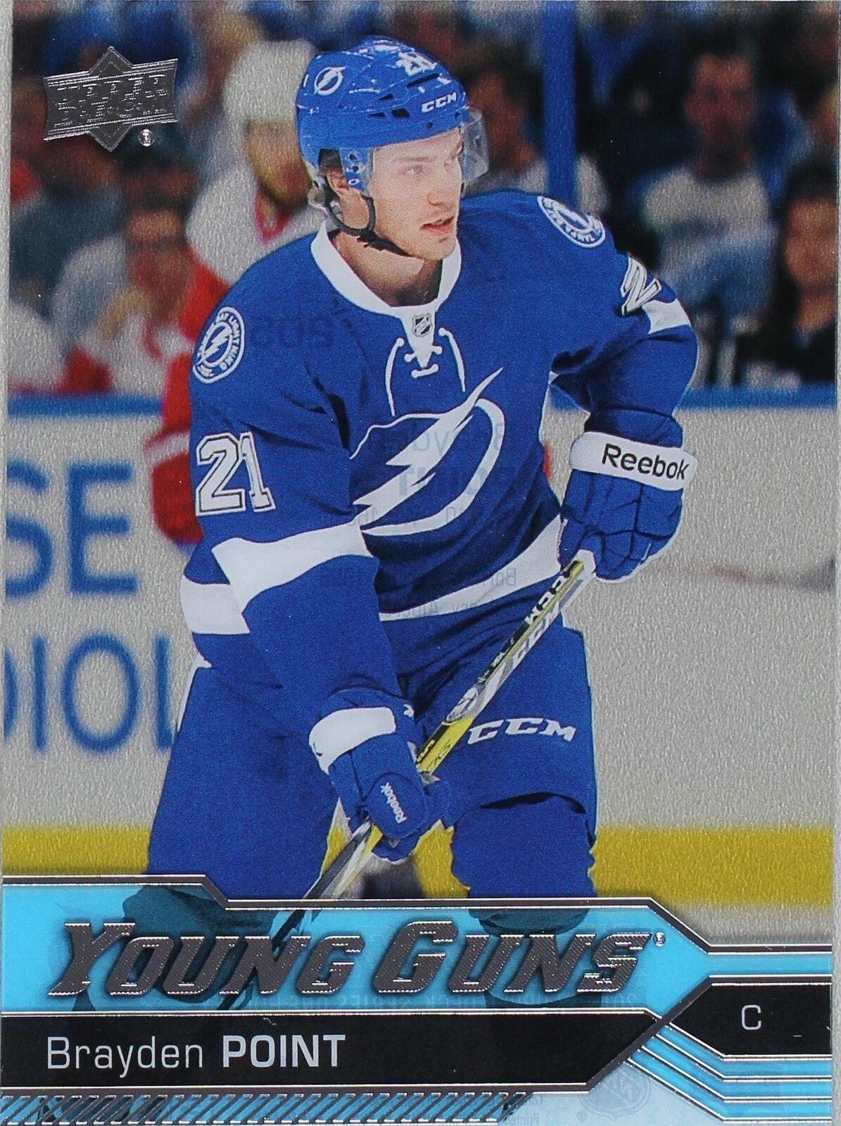 2016-17 Upper Deck - Young Guns Brayden Point #205 Clear Cut (RC) for ...