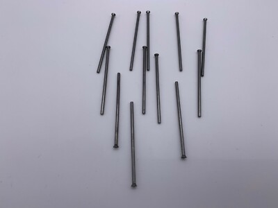 Royal .074" X 2" Long Bevel Headed Punches, Tool Steel, Lot Of 12 ...