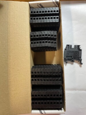 40pcs ABB/TE Terminal Block M4/6 BLACK 1SNA105031R1400 | eBay
