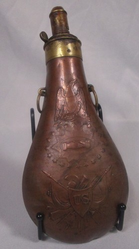 Mid 1800's Civil War Powder Flask | eBay