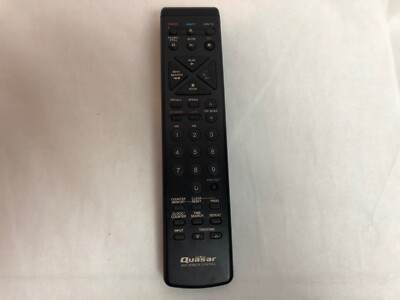 Genuine Quasar VCR Remote Control Good Used Condition | eBay