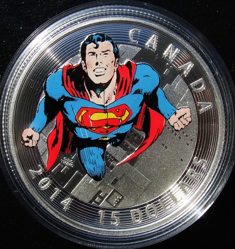 NEW Canada Fine Silver Coin Iconic 1972 Superman Comic Covers: Action ...
