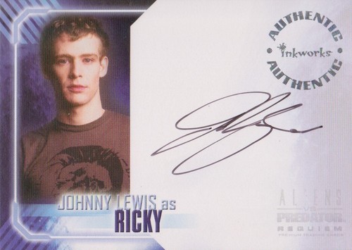 2007 ALIENS vs PREDATOR REQUIEM JOHNNY LEWIS AS RICKY AUTOGRAPH CARD A3 ...