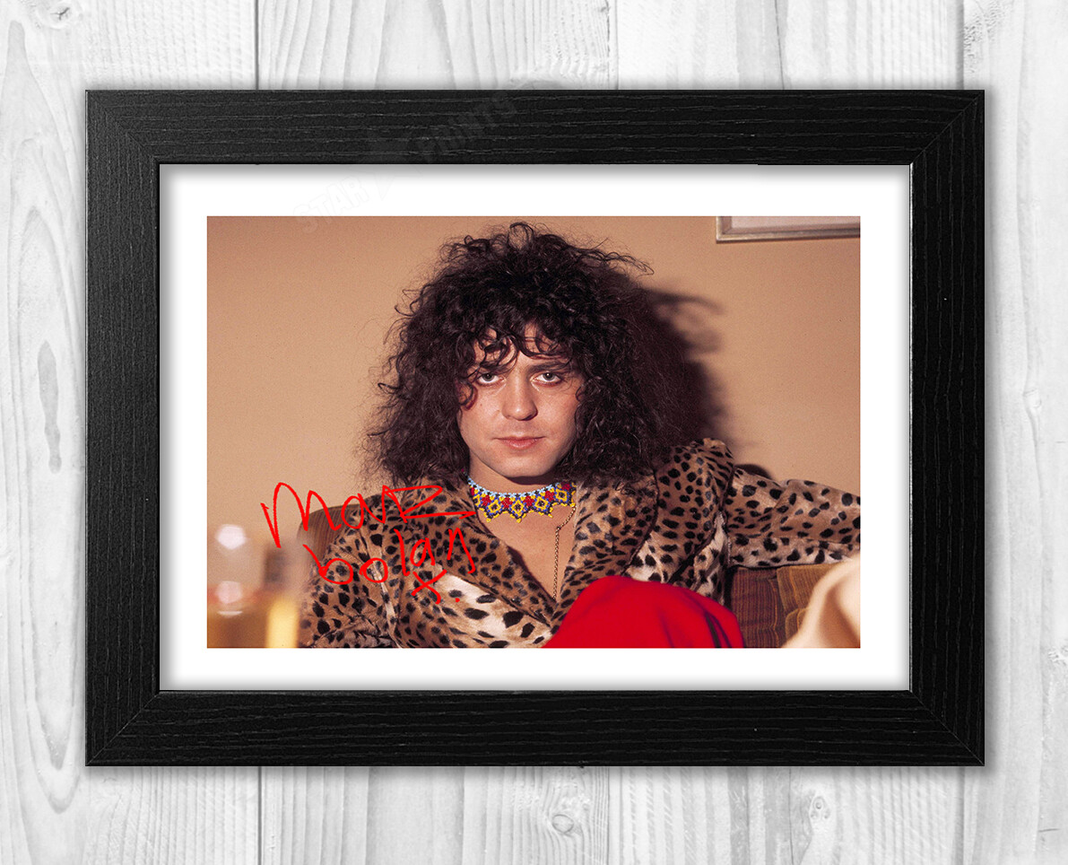 Marc Bolan 4 T-Rex A4 repro signature poster with choice of frame | eBay