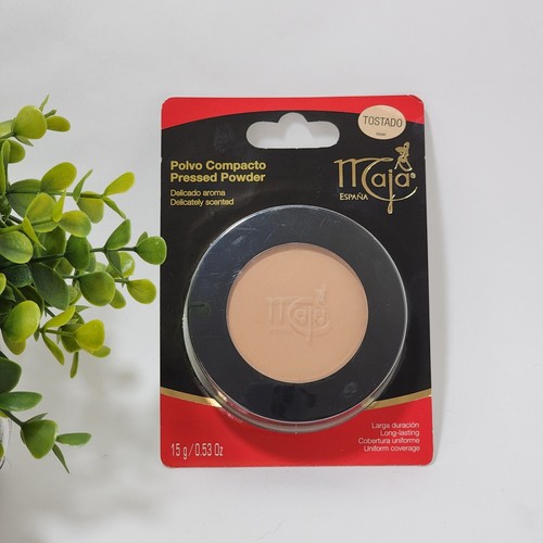 Maja Tostado Pressed Powder with Mirror Polvo Compacto con Espejo 0.53 ...